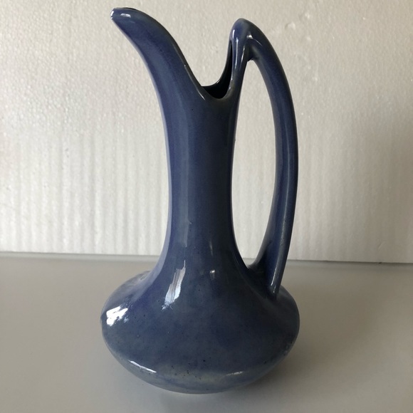 Niloak | Accents | Niloak Art Pottery Blue Ewerstyle Pitcher Vintage ...